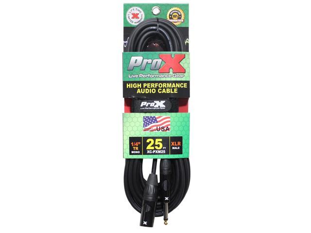 Click here for ProX XC-PXM25 25 1/4 TS-M to XLR-M Unbalanced High... prices