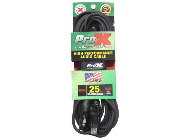 Click here for ProX 25 XLR-F to USB High Performance Audio Cable... prices