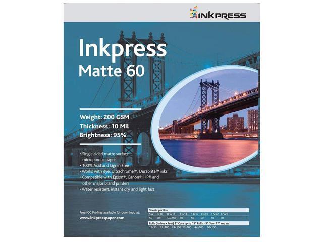 Click here for Inkpress Matte 60 Single Sided Bright White Inkjet... prices