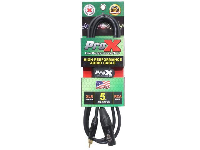 Click here for ProX XC-RXF05 5 RCA-M to XLR3-F Unbalanced High Pe... prices