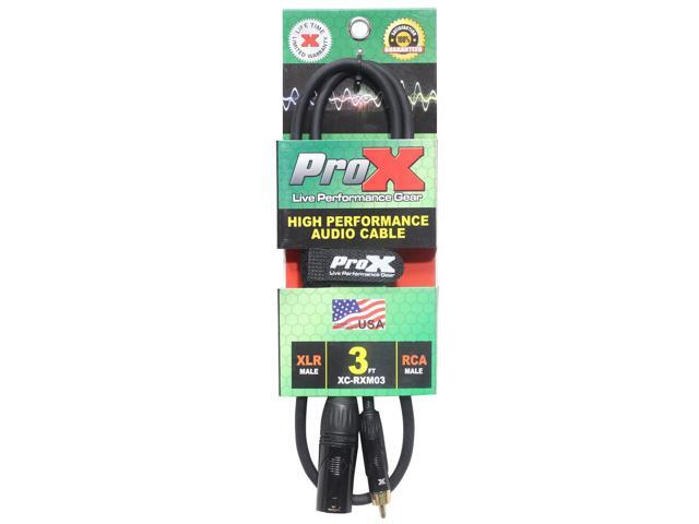 Click here for ProX XC-RXM03 3 RCA-M to XLR3-M Unbalanced High Pe... prices