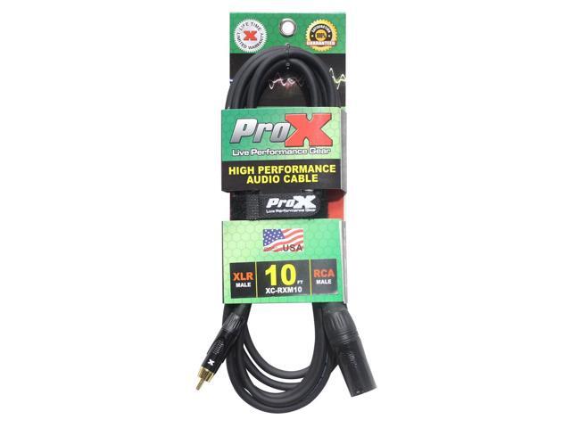 Click here for ProX XC-RXM10 10 RCA-M to XLR3-M Unbalanced High P... prices