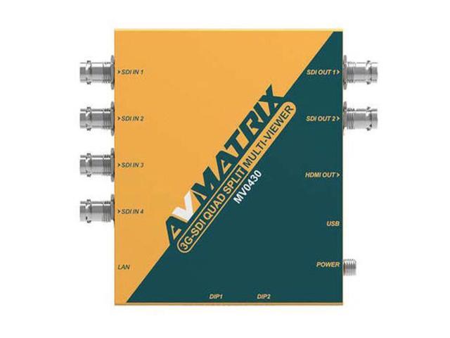 Click here for AVMatrix MV0430 3G-SDI Quad Split Multiviewer prices