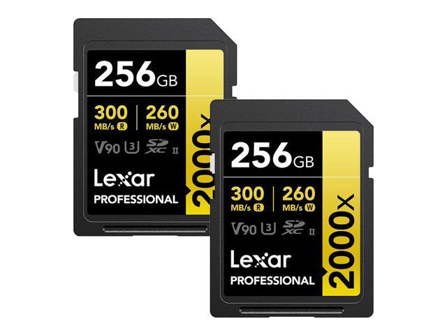 Click here for Lexar GOLD Series Professional 2000x 256GB UHS-II... prices