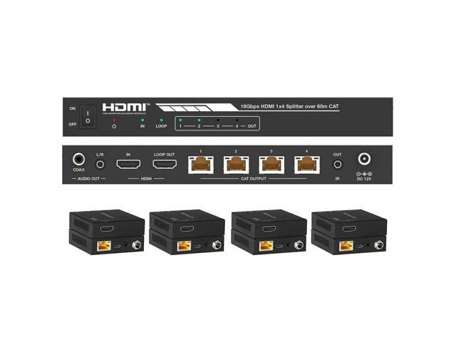 Click here for DVDO 1x4 4K HDMI 18Gbps Splitter with Category Out... prices