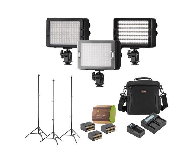 Click here for CLAR 3x 204 Phantom Series Bi-Color On-Camera LED... prices