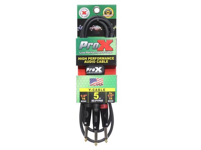 Click here for ProX XC-PYP05 5 1/4 TS-M to Dual 1/4 TS-M High Per... prices