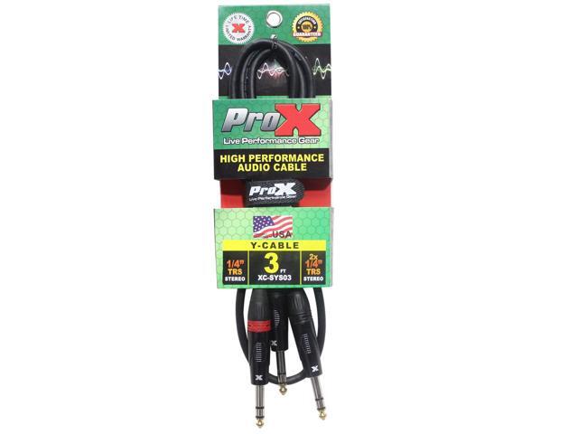 Click here for ProX XC-SYS03 3 1/4 TRS-M to Dual 1/4 TRS-M High P... prices