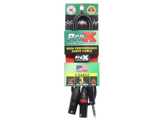 Click here for ProX XC-SYXM03 3 1/4 TRS-M Stereo to Dual XLR3-M H... prices