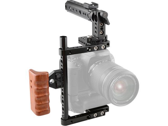 Click here for CAMVATE Universal Camera Cage with Top Handle  Woo... prices