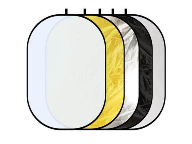 Click here for Glow 5 In 1 Collapsible Reflector - Black  White... prices