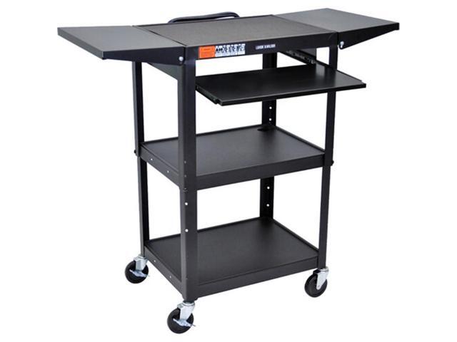 Click here for Luxor Adjustable Height Steel Utility Cart with Ke... prices