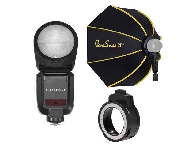 Click here for Flashpoint X100 TTL R2 On Camera Li-on Round Head... prices