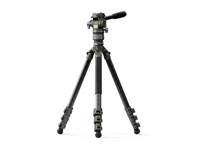 Tilta Tilta Travel Video Fluid Head with 3-Stage Carbon Fiber Tripod Legs  Forest Green