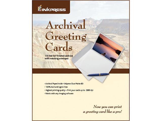 Click here for Inkpress Archival Greeting Cards for Inkjet 11x7.2... prices