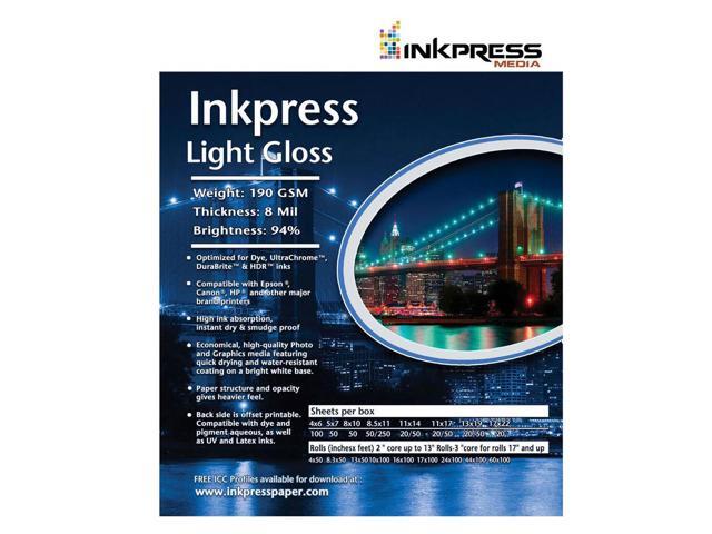 Click here for Inkpress Light Gloss Inkjet Photo Paper Media  190... prices