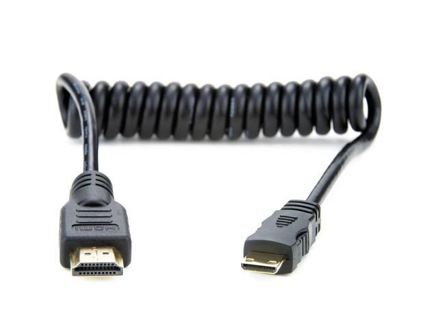 Click here for Atomos 11.81/30cm Coiled Mini HDMI to Full HDMI Ca... prices