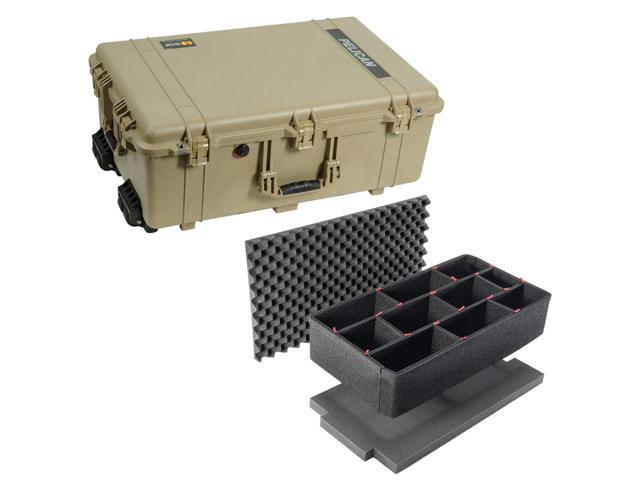 Click here for Pelican 1650 Watertight Wheeled Hard Case  Desert... prices