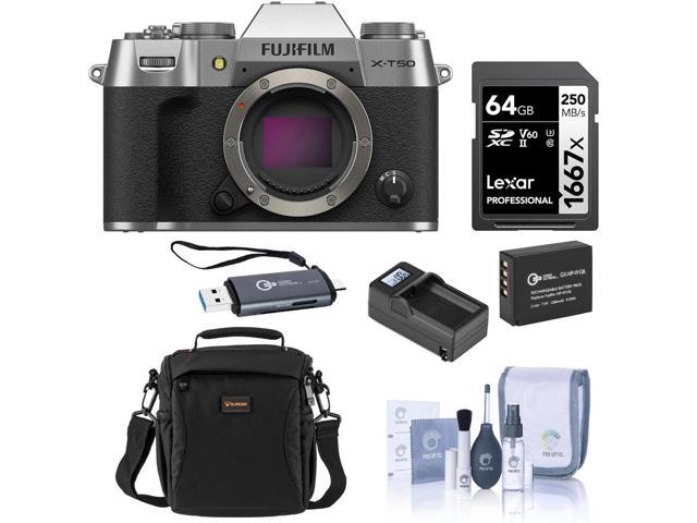 Click here for Fujifilm X-T50 Mirrorless Camera Silver  Bundle wi... prices