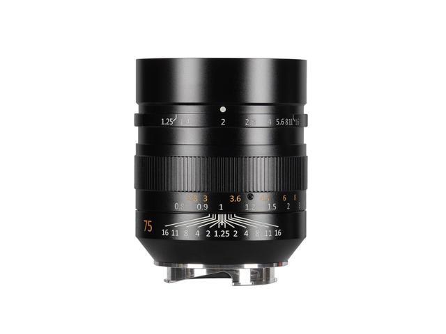 Click here for 7artisans 75mm f/1.25 II Lens for Leica M prices