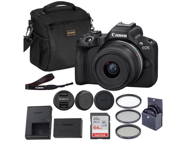 Click here for Canon EOS R50 Mirrorless Camera w/ RF-S 18-45mm Le... prices