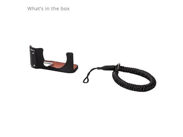 Click here for SmallRig Leather Half Case with Wrist Strap for Fu... prices