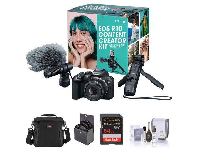 Click here for Canon EOS R10 Mirrorless Camera w/18-45mm Lens Con... prices