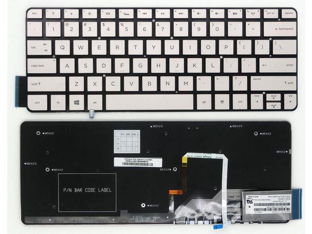 Click here for New US silver Backlit English Laptop Keyboard (wit... prices