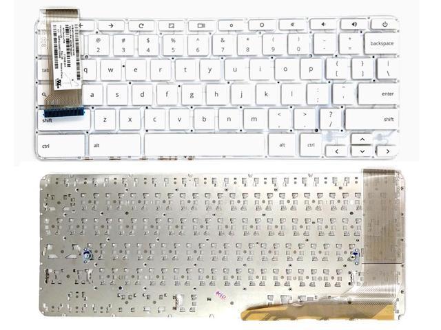 Click here for New US White English Laptop Keyboard (without fram... prices