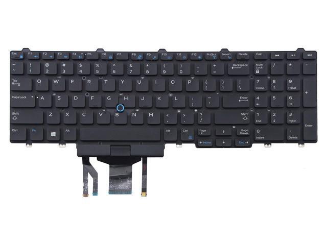 Click here for New US Black Backlit English Laptop Keyboard (with... prices