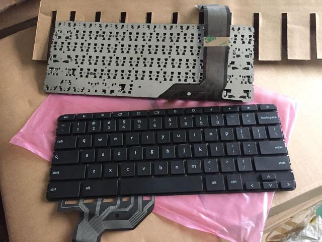 Click here for New US Black English Laptop Keyboard (without fram... prices