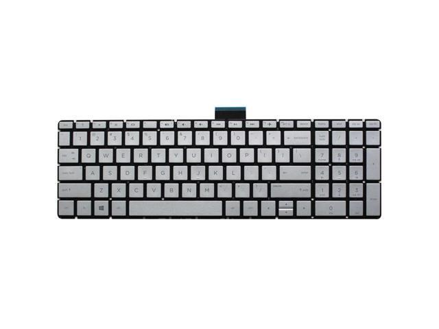 Click here for New US Silver English Laptop Keyboard (without fra... prices
