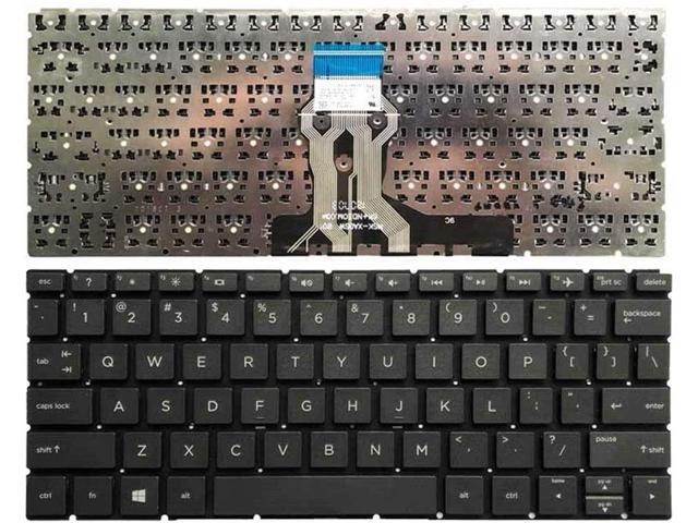 Click here for New US Black English Laptop Keyboard (without palm... prices