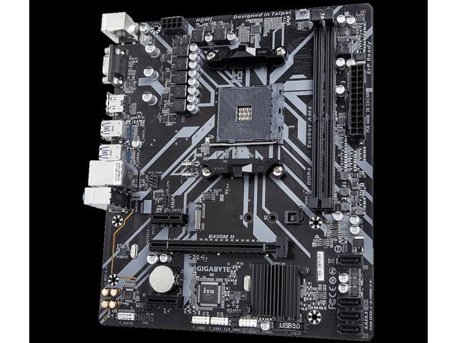 Click here for GIGABYTE B450M H AM4 Micro ATX AMD Motherboard prices
