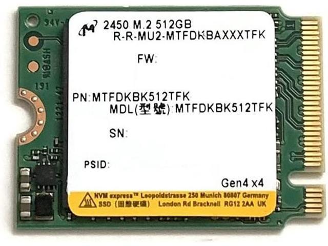 Click here for Micron SSD 512GB M.2 2230 30mm NVMe PCIe 4.0 Gen4... prices