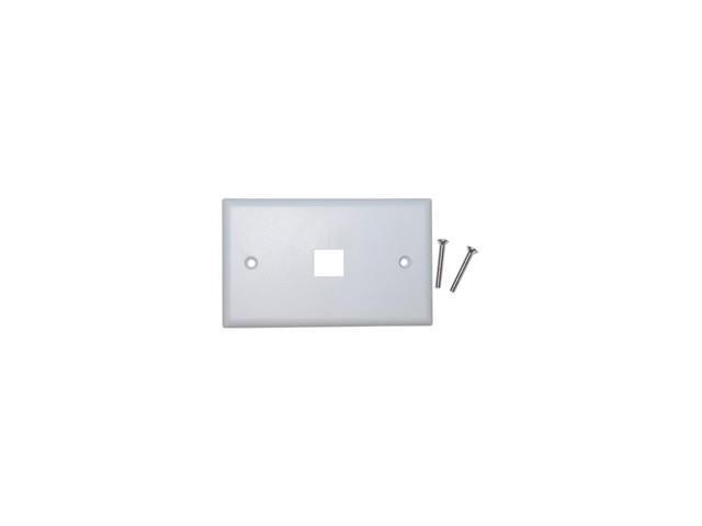 Click here for Wall Plate  1Hole for keystone Jack  White prices