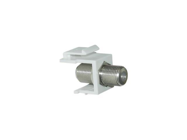 Click here for F-Pin (Coax) Connector Keystone Module  White prices