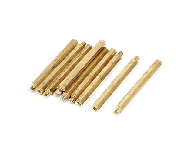 Click here for M4x60+6mm Female/Male Thread Brass Hex Standoff Pi... prices