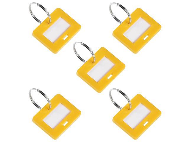 Click here for Plastic Key Tags with Split Ring Keychain ID Lugga... prices