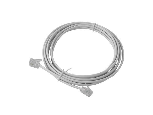 Click here for White 6P2C RJ11 Male to Male Plug Telephone Line C... prices