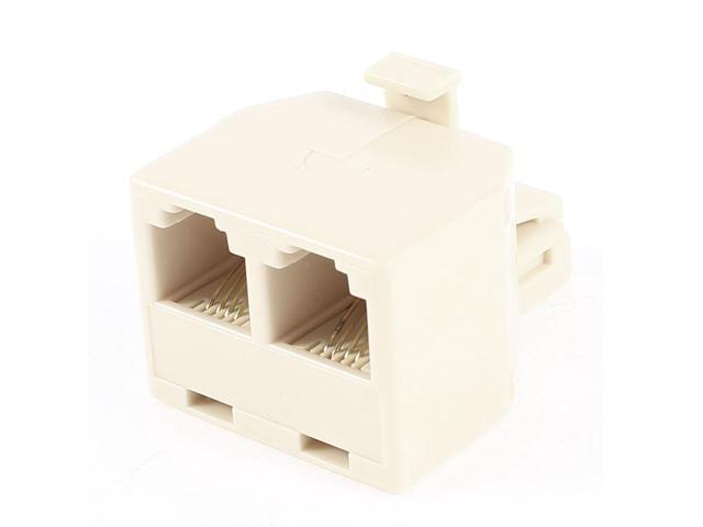 Click here for Unique Bargains RJ11 6P4C Single Male to Double Fe... prices