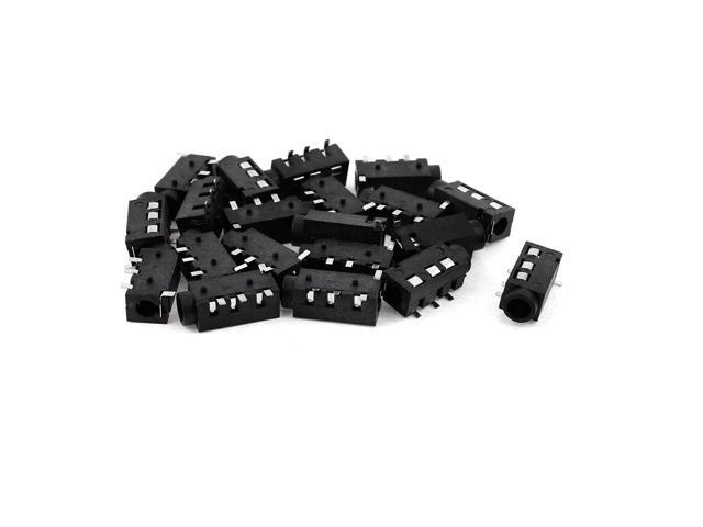 Click here for 20 Pcs PCB Mount 4 Pin Terminals 3.5mm Female Ster... prices