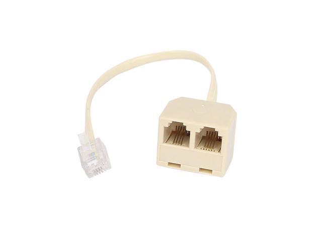 Click here for RJ11 6P4C 1 Male to 2 Female Plug Telephone Line S... prices