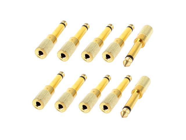 Click here for Unique Bargains 10 x Gold Tone 3.5mm Female Jack t... prices