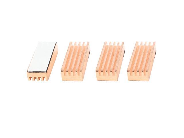Click here for 4 Pcs Copper Cooler Heat Sink 22mm x 8mm x 5mm for... prices