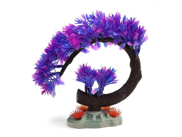 Click here for Unique Bargains Purple Plastic Tree Decoration Aqu... prices