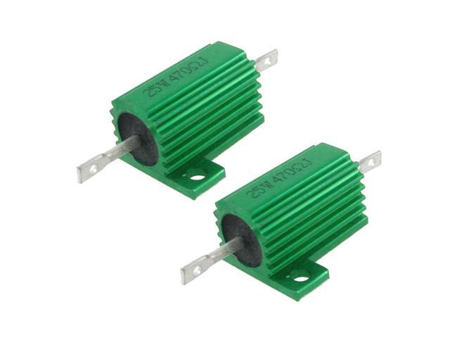 Click here for Unique Bargains Unique Bargains 2 pcs 25W 470 Ohm... prices