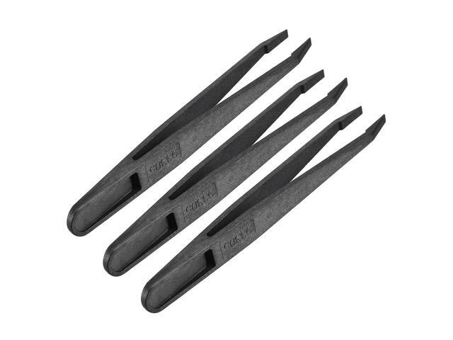 Click here for Black Plastic Slant Tip Anti-static Tweezers 4.7 I... prices
