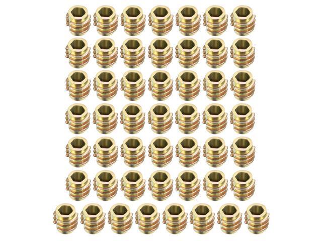 Click here for Threaded Insert Nuts Zinc Alloy Hex-Flush M4 Inter... prices