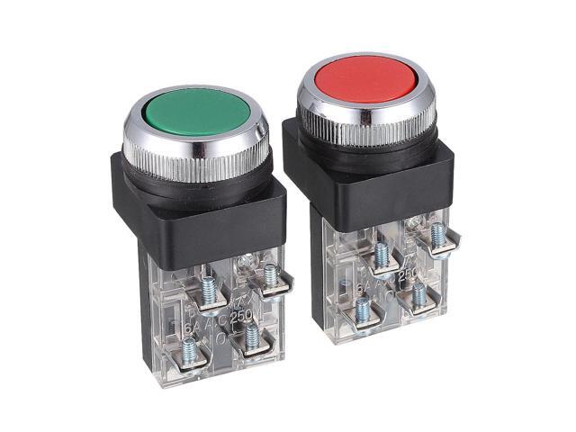 Click here for Unique Bargains 2 Pcs 6A/250VAC Green Red DPST Mom... prices